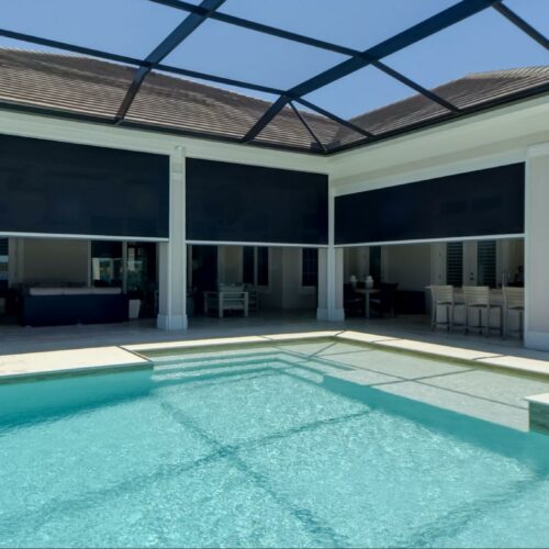 Retractable Pool Screens | SPF Screens & Awnings