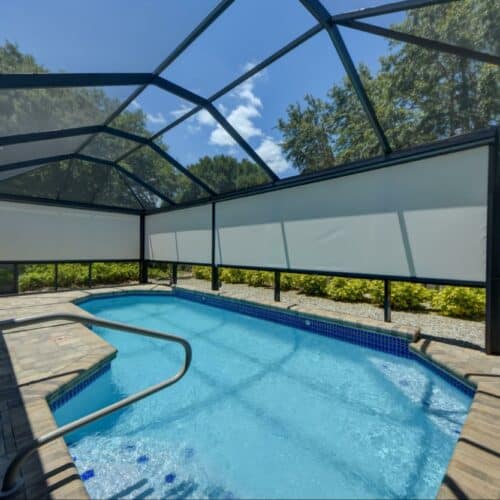 Retractable Pool Screens | SPF Screens & Awnings