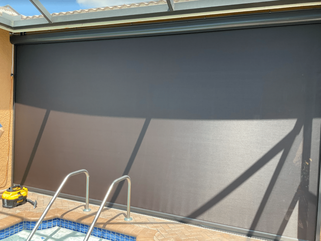 Pool Enclosure Shades | Privacy Screens for Pool Enclosures