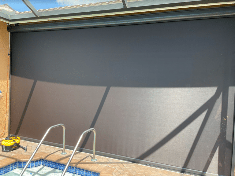 Pool Enclosure Shades | Privacy Screens for Pool Enclosures